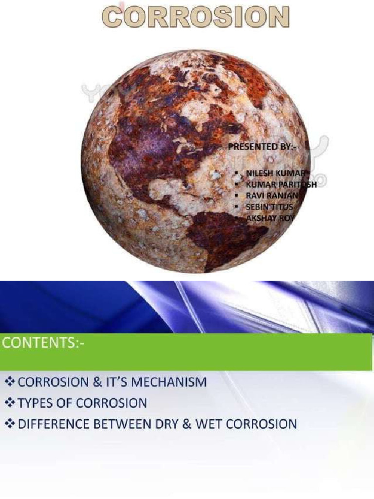 Corrision Its Types | PDF