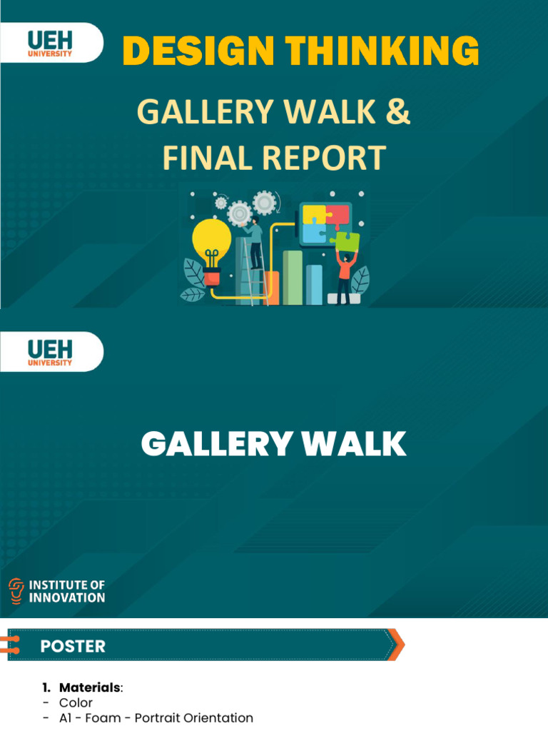 Gallery Walk and Final Report Guide | PDF | Design Thinking | Cognition