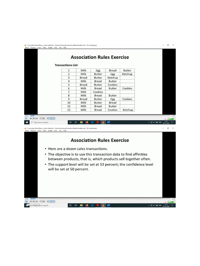 Apriori Algorithm for Frequent Itemsets | PDF