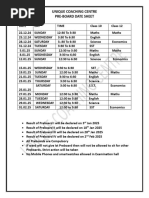 January 2025 - External Exam Timetable | PDF