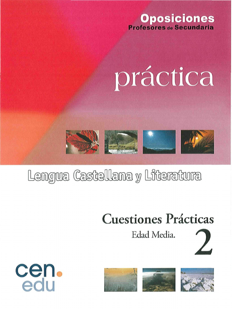 Cuestiones practicas, 2) Edad Media | PDF | Metro (poesía)