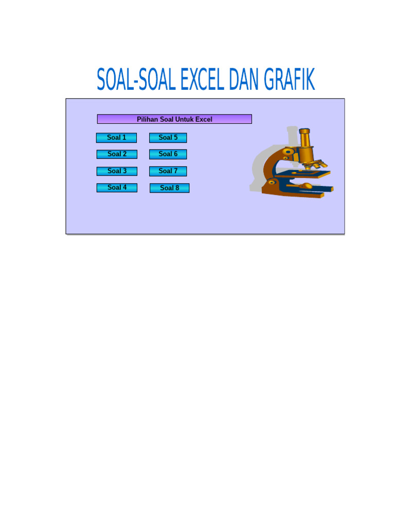 Latihan Soal Excel 1 | PDF