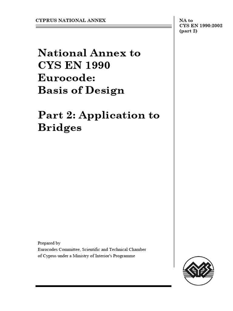 Cyprus_National_Annex_EN_1990_part2 | PDF | Bridge | Civil Engineering