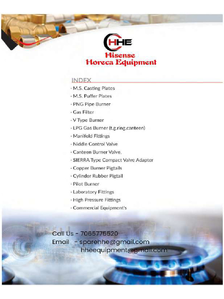 Gas Spare Parts | PDF