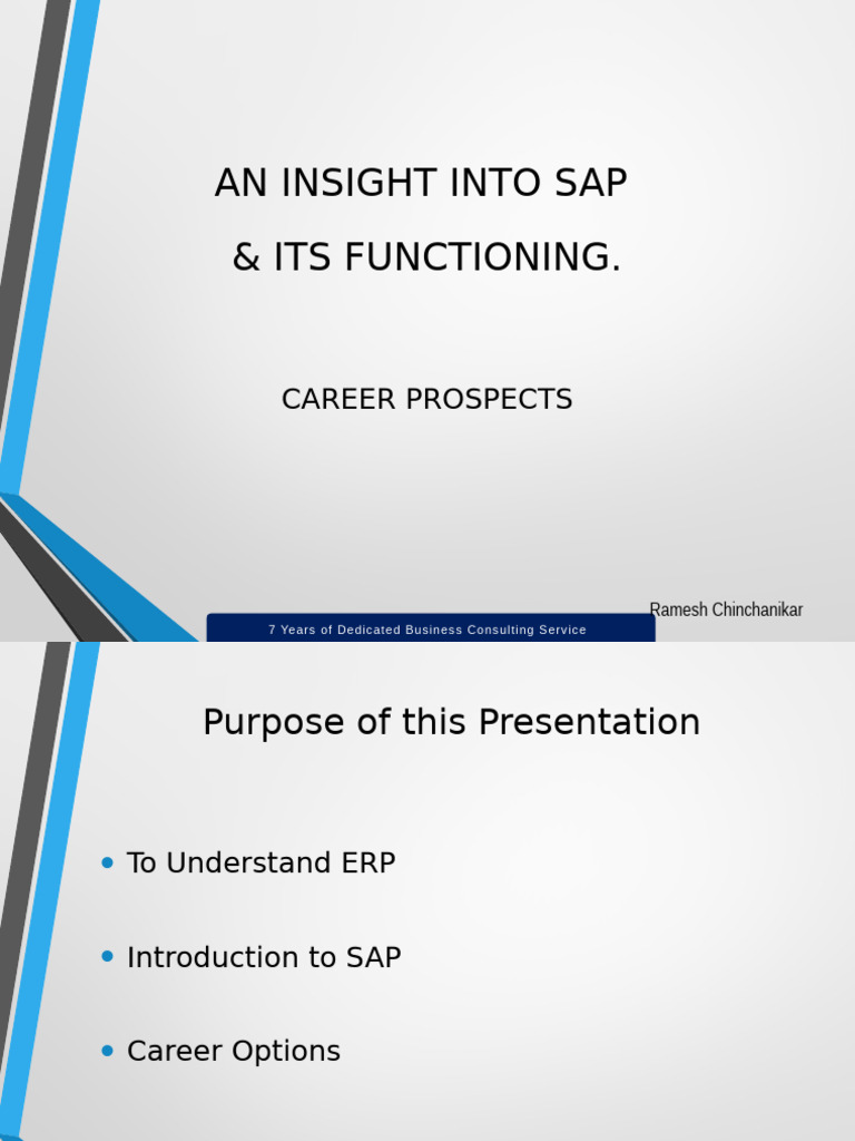 An Insight Into SAP | PDF | Accounts Payable | Enterprise Resource Planning
