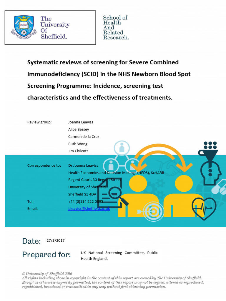 Evidence_summary-_SCID_2017 | PDF | Screening (Medicine ...