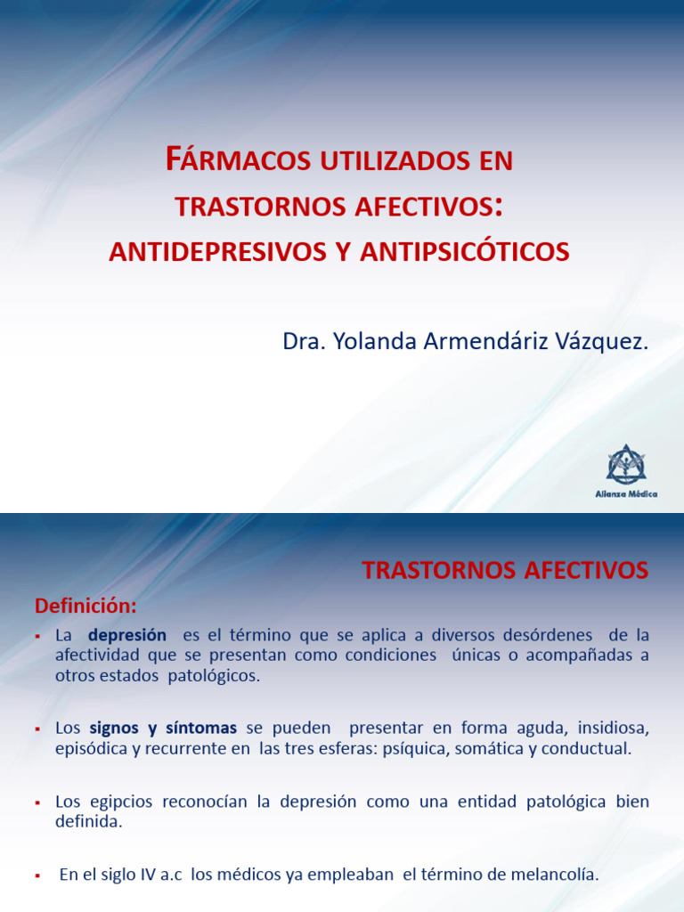 Antidepresivos y Antipsicoticos | PDF | Antidepresivo | Trastorno depresivo mayor