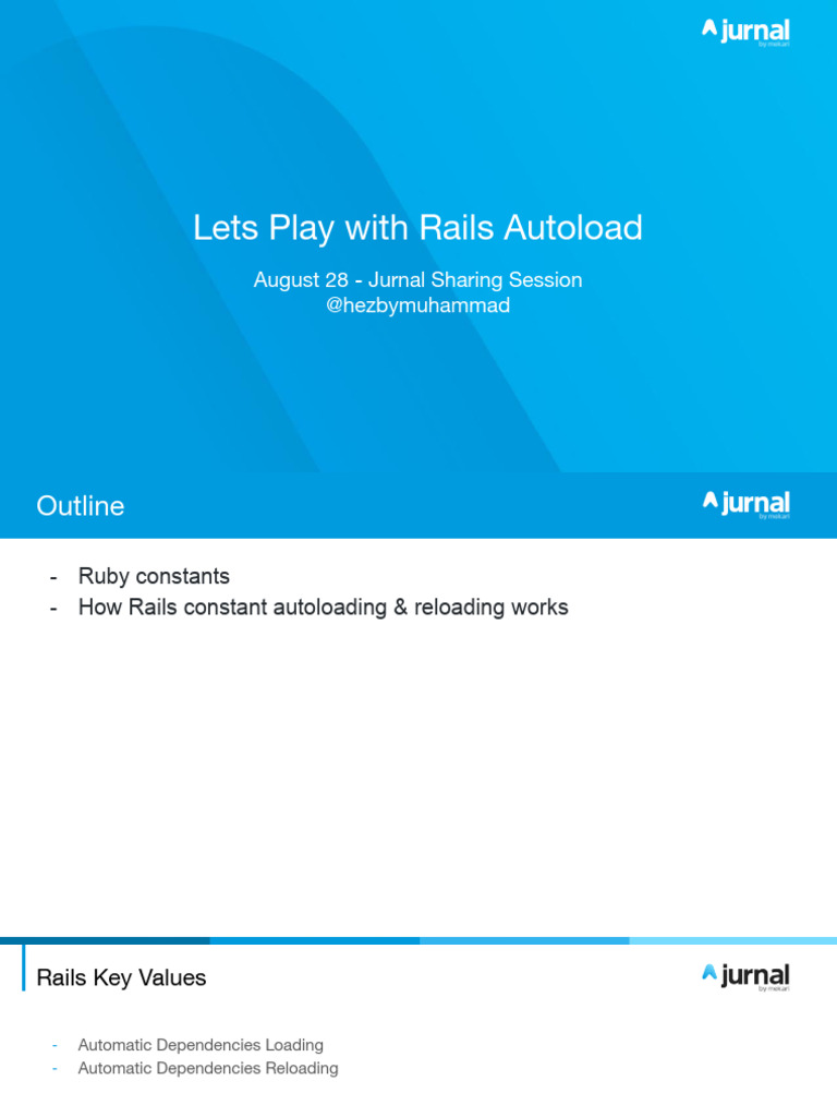Lets Play With Rails Autoload | PDF | Computer Programming | Software ...