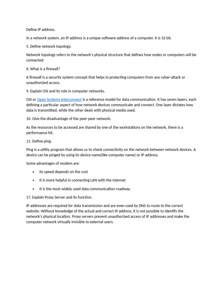 Open Systems Interconnect | PDF