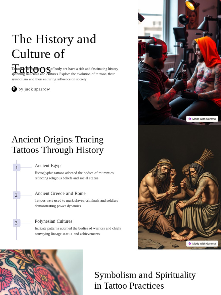 The History and Culture of Tattoos | PDF | Tattoo | Identity (Social Science)