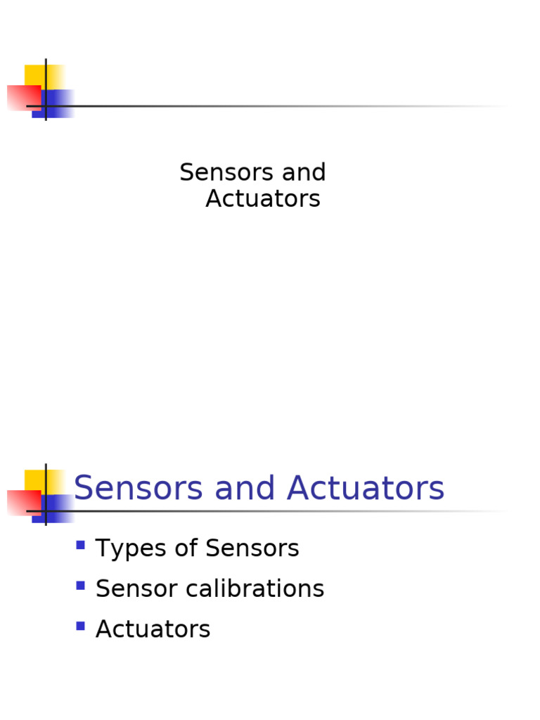 Lecture 5 | PDF | Sensor | Calibration
