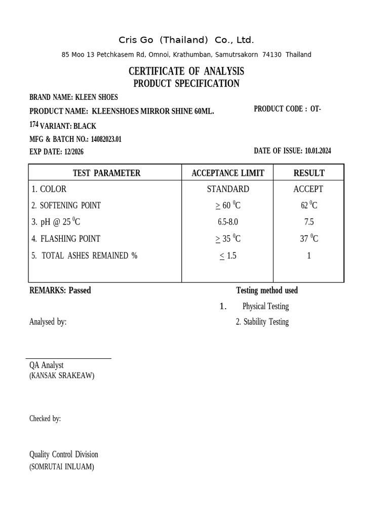 Coa New | PDF