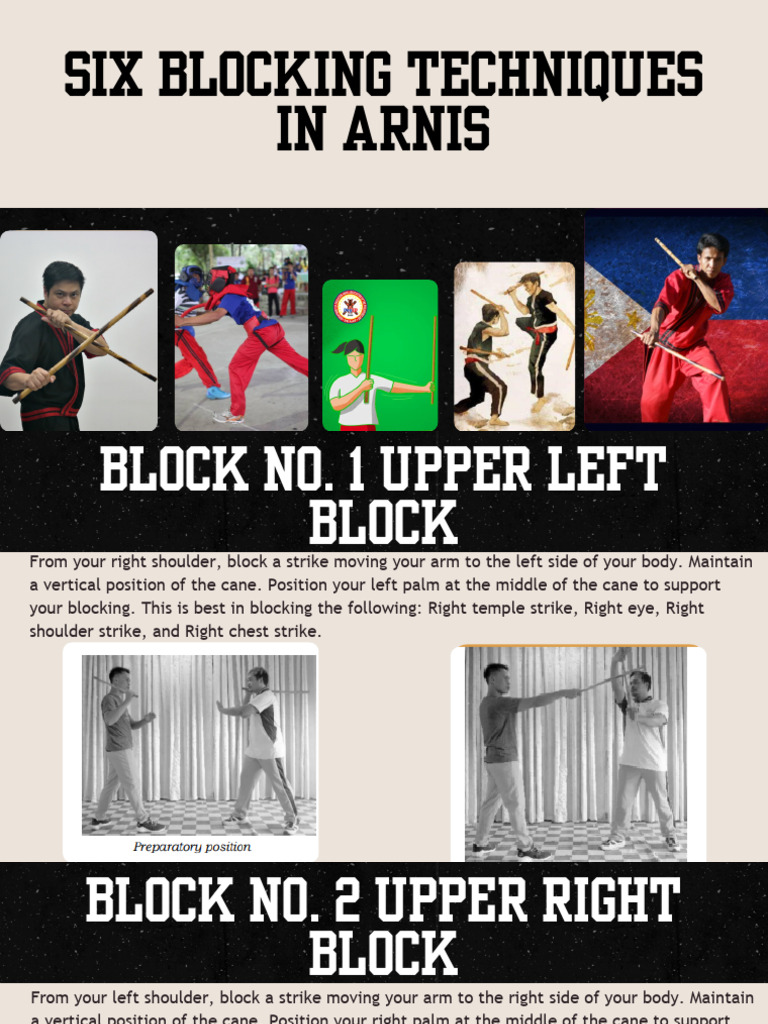 L3-Six Blocking Techniques in Arnis | PDF