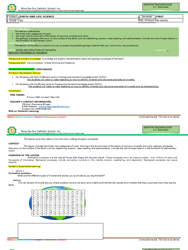 ATG 2 | PDF | Rock (Geology) | Geology