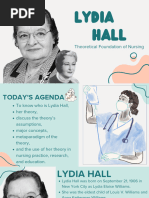 Lydia E. Hall's Nursing Theory Overview | PDF | Nursing | Physical Therapy