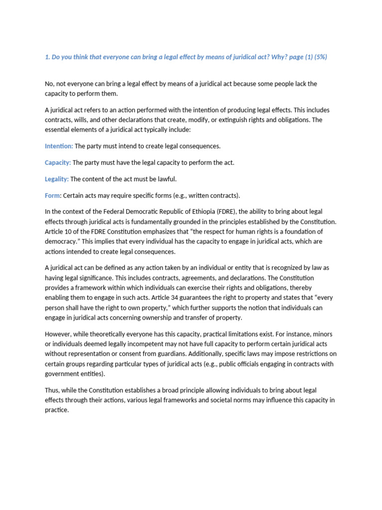 Law Assignment | PDF | Precedent | Constitution