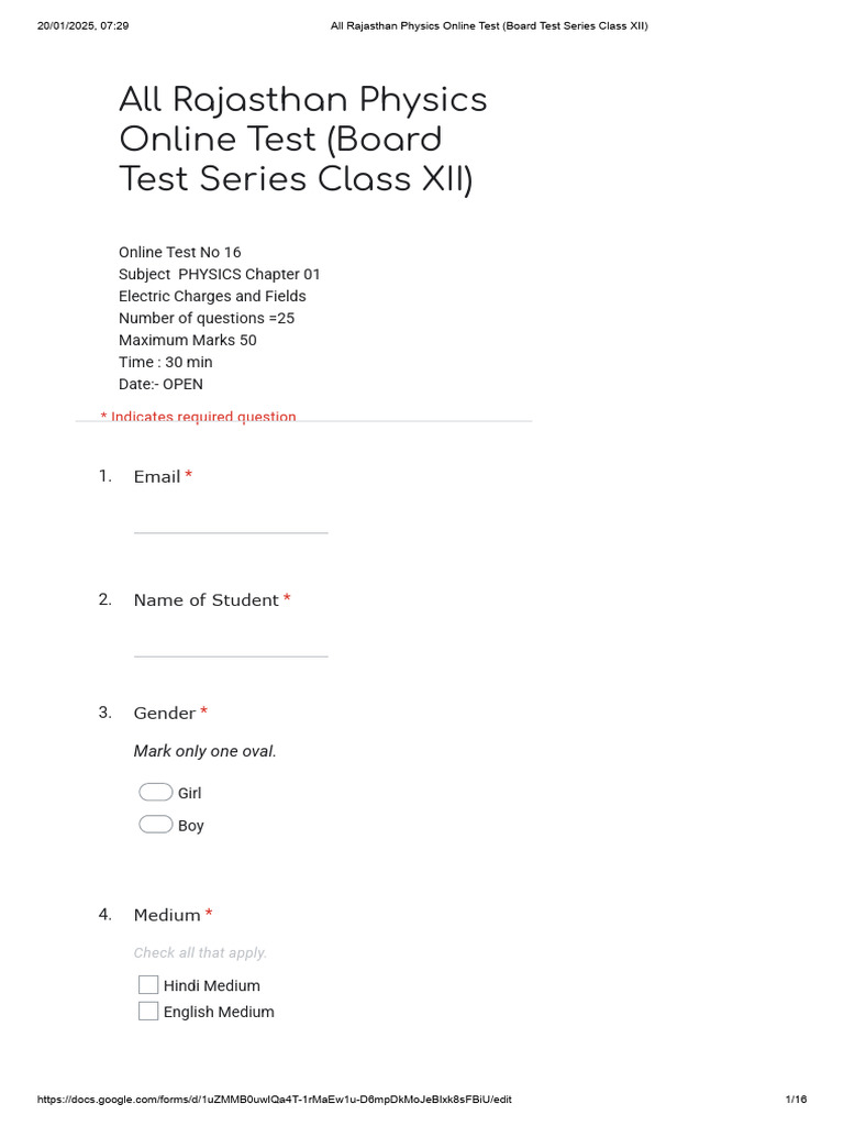 Pyq CH 1 To CH 6 Class Xii | PDF