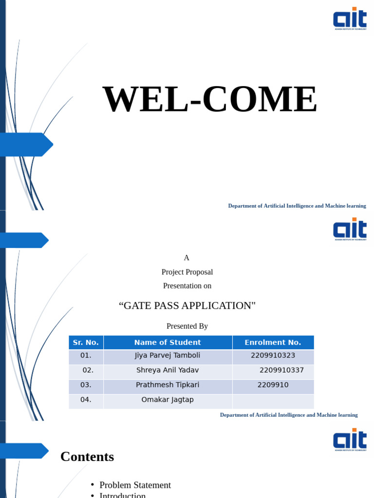 Gate Pass Management System Proposal | PDF | Home Automation | Artificial Intelligence