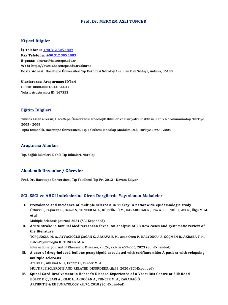 MERYEM ASLI TUNCER | PDF