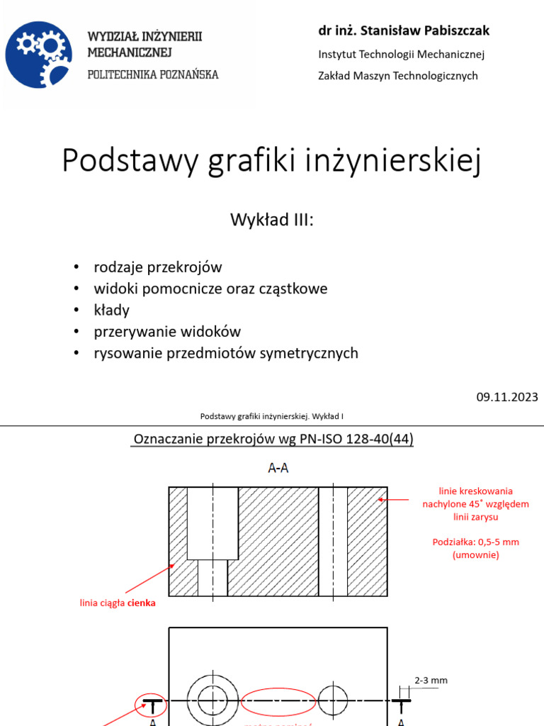PGI Wykład 3 - Konspekt | PDF