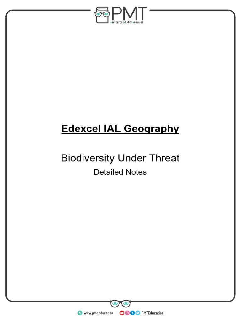 Geography: Biodiversity Notes | PDF | Ecosystem | Foods
