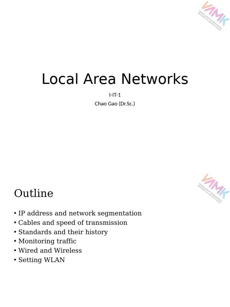 Local Area Networks Guide | PDF