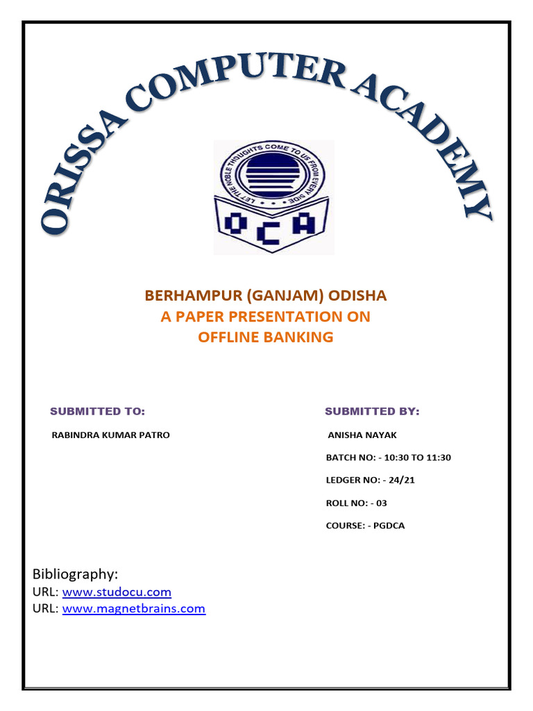 OFFLINE BANKING | PDF | Debit Card | Cheque