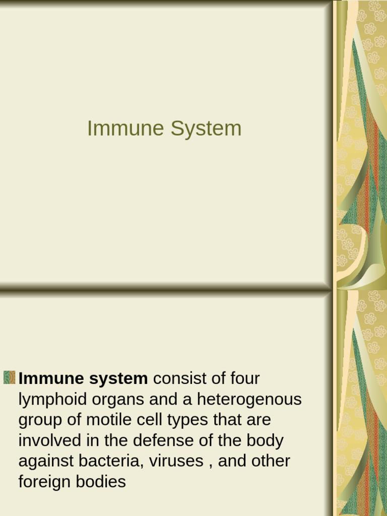 Immune System | PDF | Lymph Node | Immune System