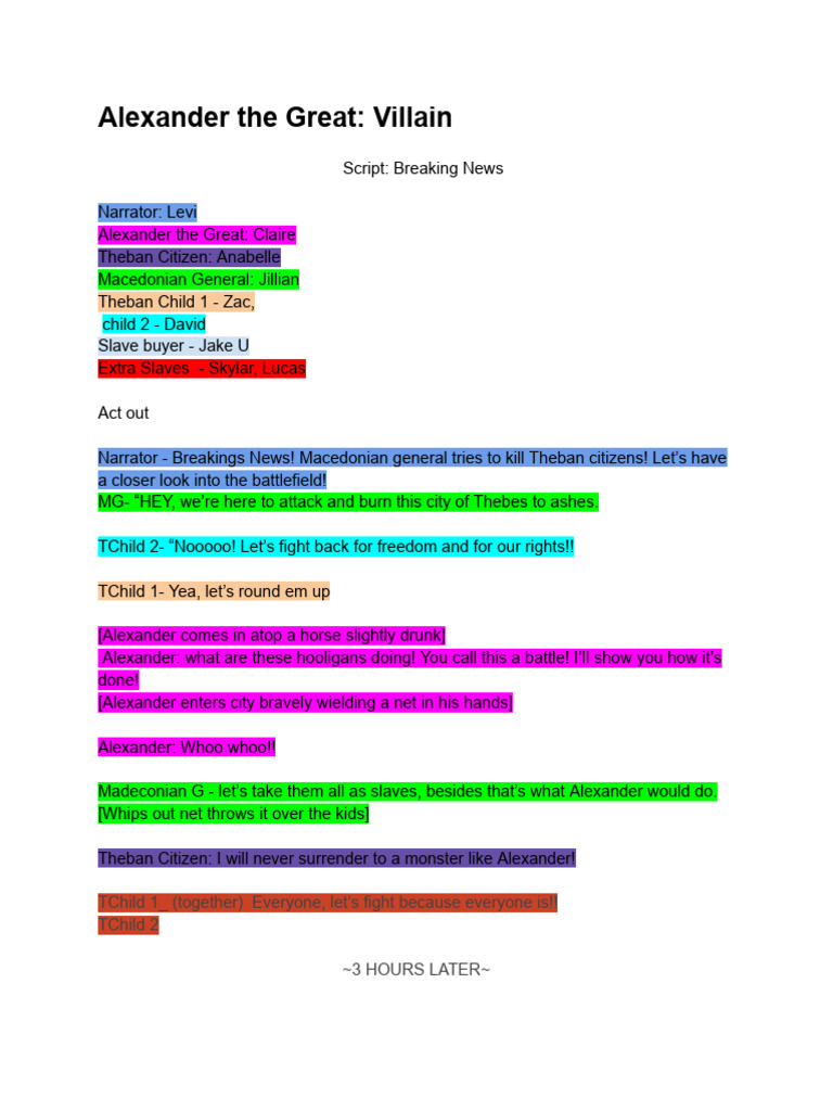 Alexander the Great: Villain | PDF