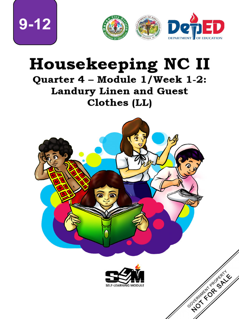 Q4 Housekeeping NC II 9 Module 1 2 | PDF | Laundry | Linens