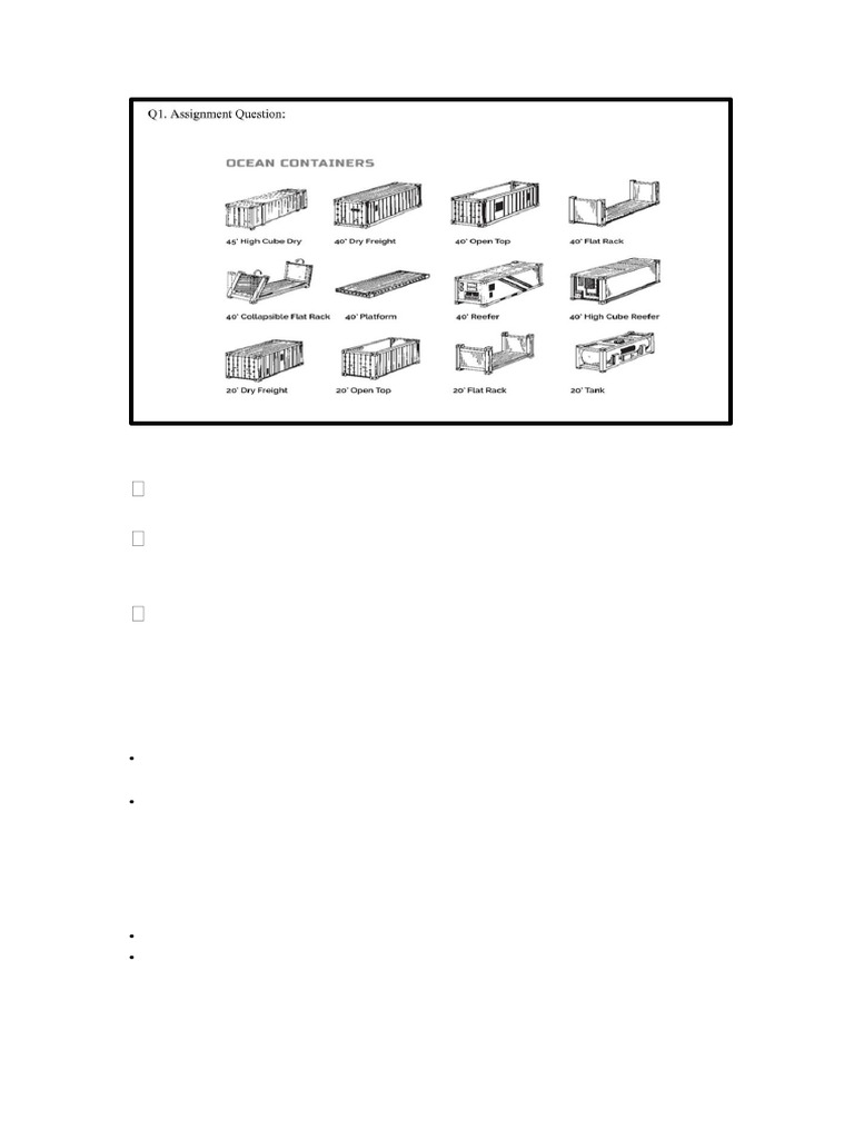 Assignment 3 SupplyChain | PDF | Cargo | Transport