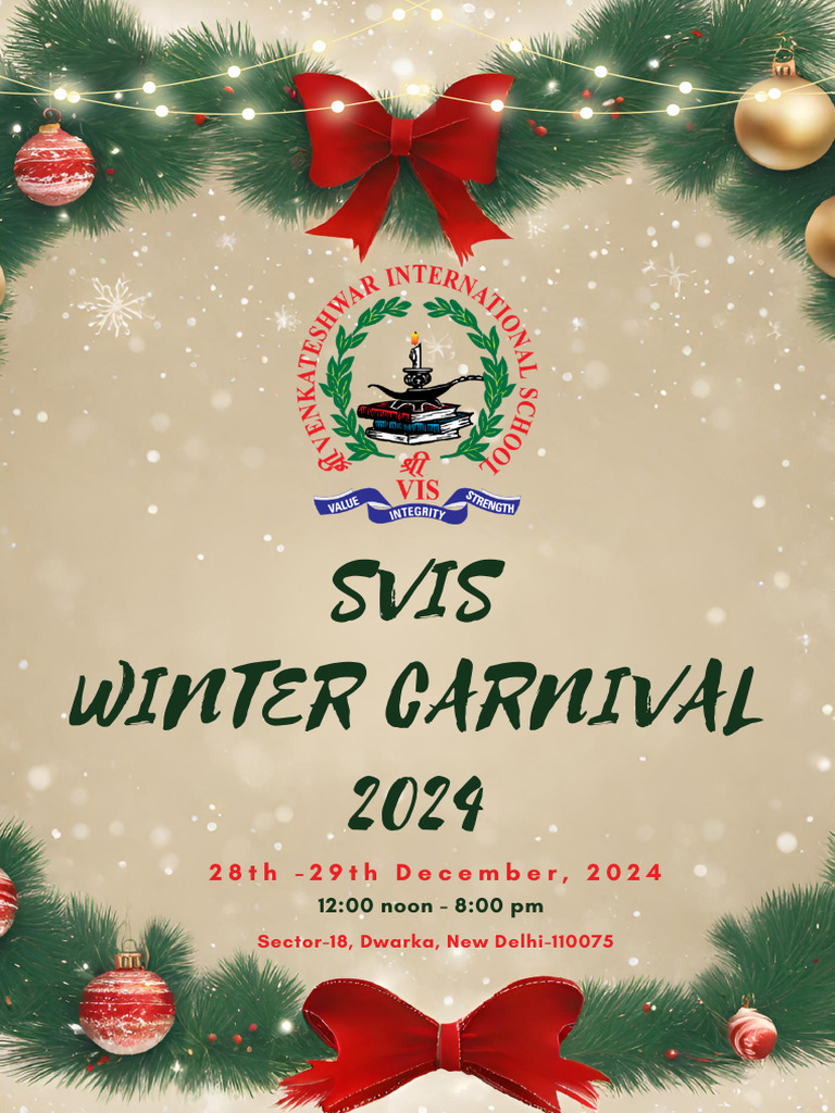 SVIS Winter Carnival 2024 | PDF