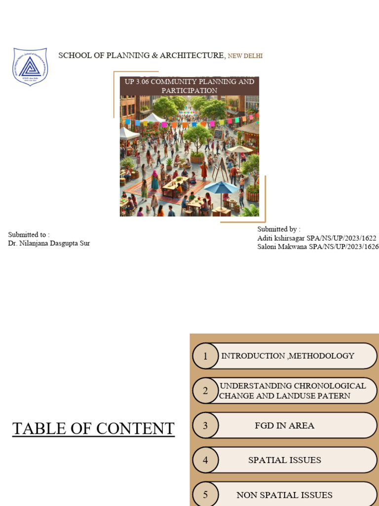 Aditi K - Saloni M - Community Planning Assignment | PDF