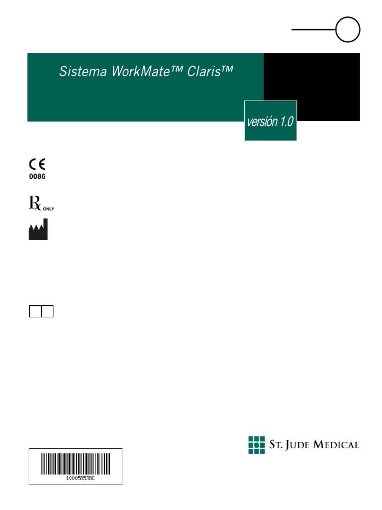 WorkMate Claris IFU Con Anexos | PDF | Electrocardiografia | Ventana ...
