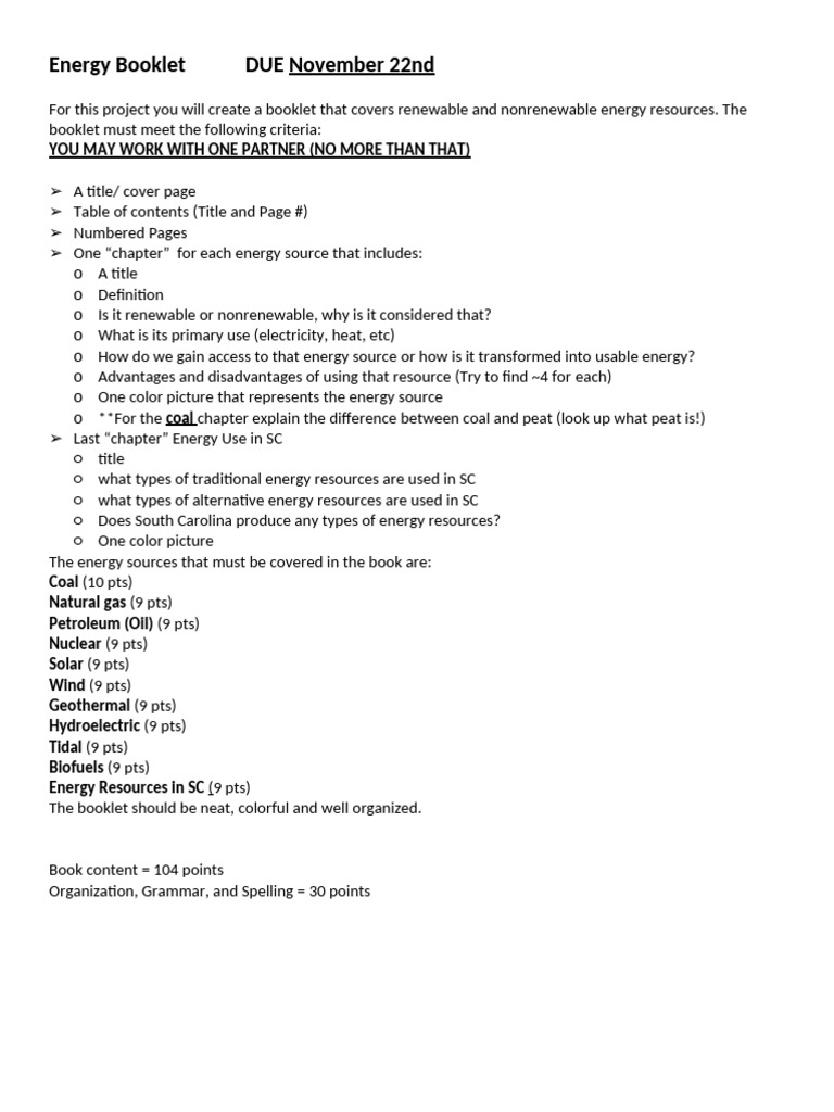 Energy_Booklet_Project | PDF