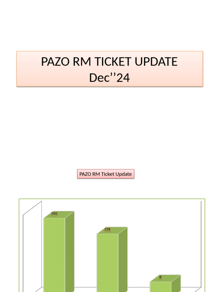 PAZO RM Ticket Update December 2024 | PDF | Home Appliance | Building Materials