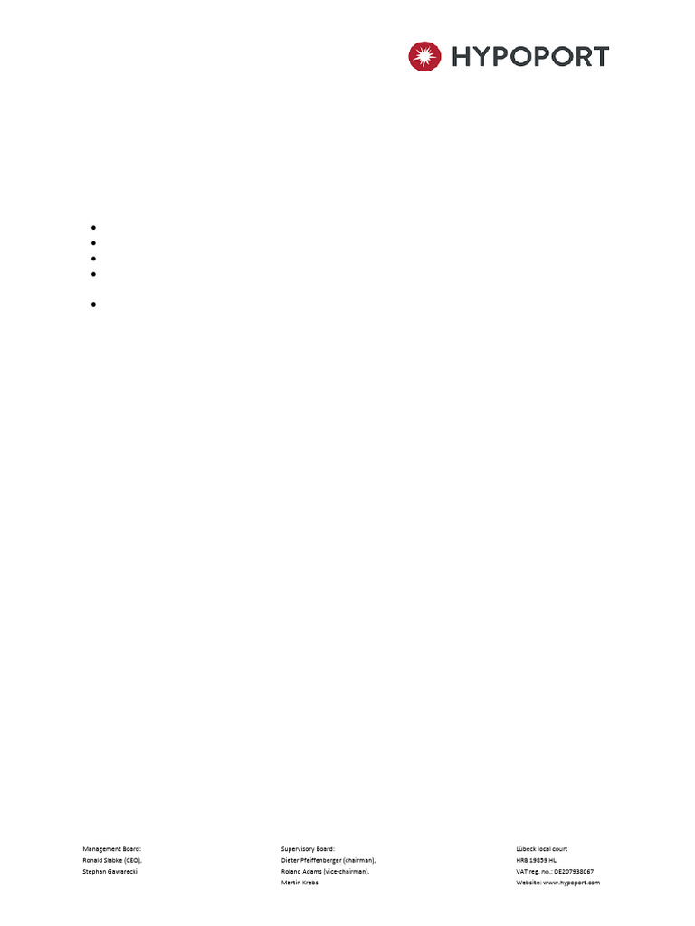 PR Hypoport Operational Key Figures FY 2024 | PDF | Mortgages | Banks