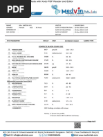 Blood Group Report Template | PDF
