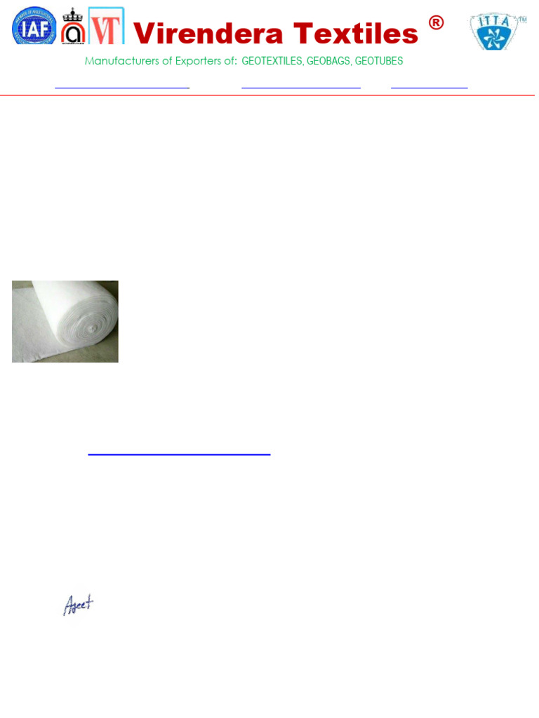 geotextile introduction | PDF