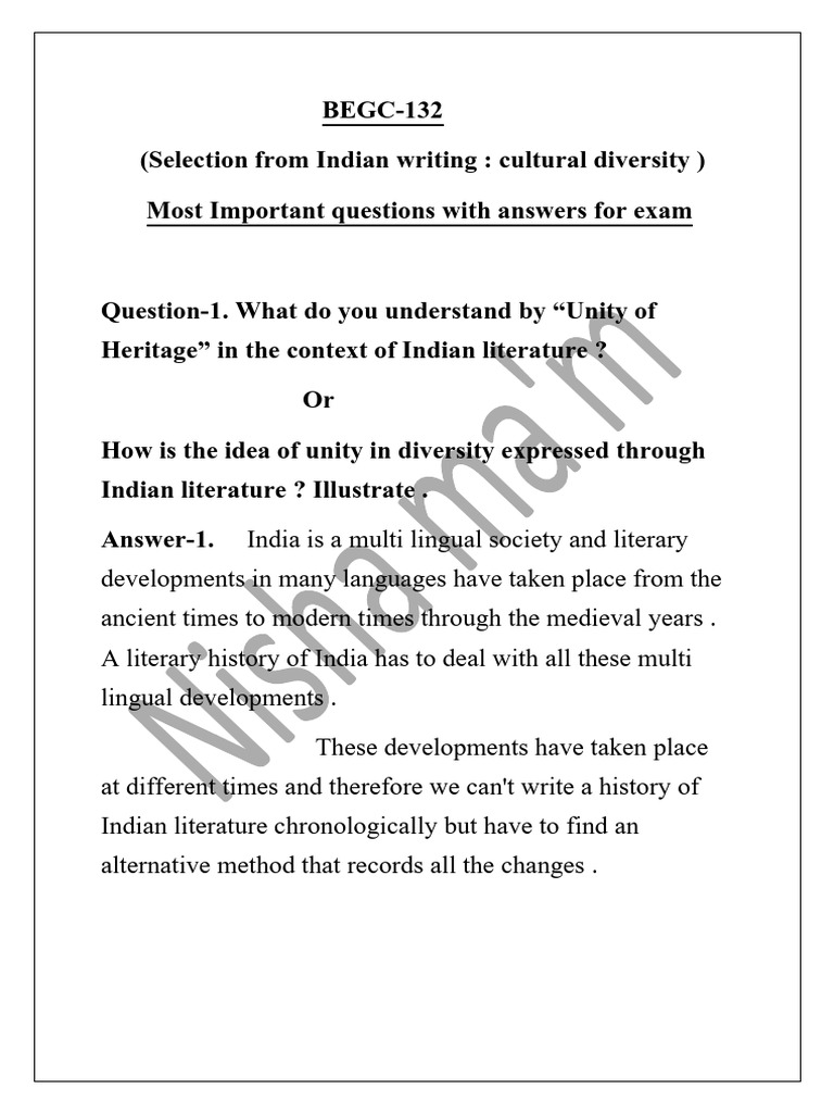 BEGC-132 Full Book Revision | PDF | Bhakti | Bhakti Movement