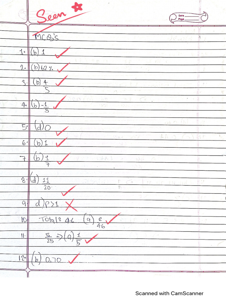 Probability MCQs 250119 195635 | PDF