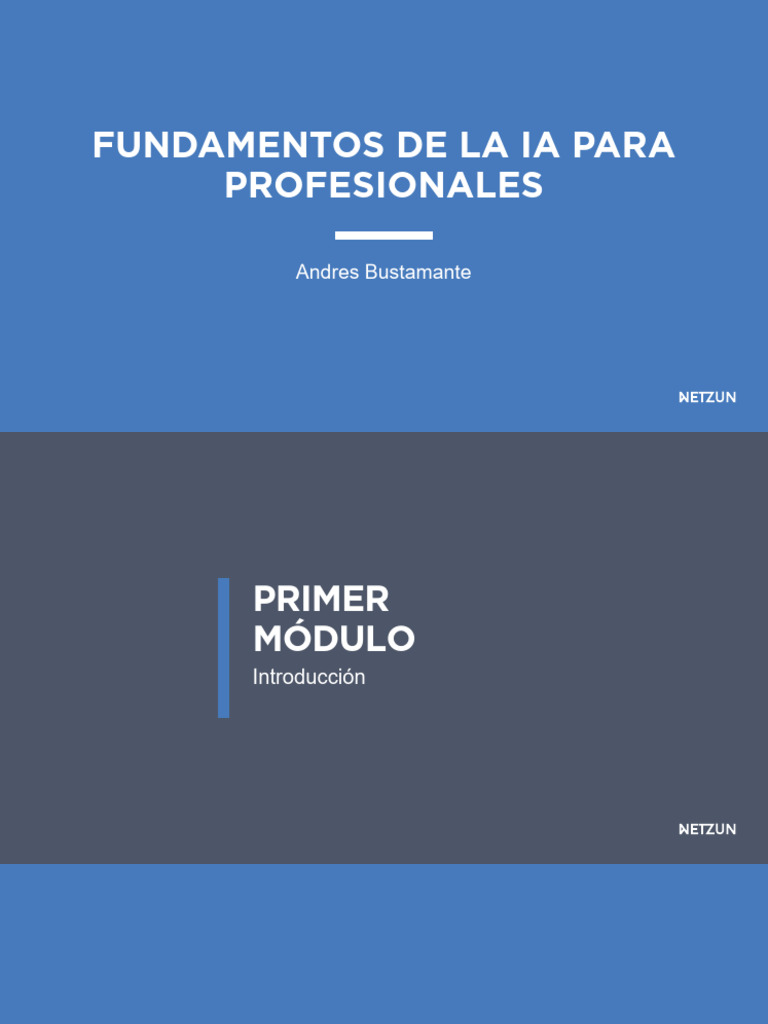 Netzun - Fundamentos de La IA | PDF | Inteligencia artificial ...