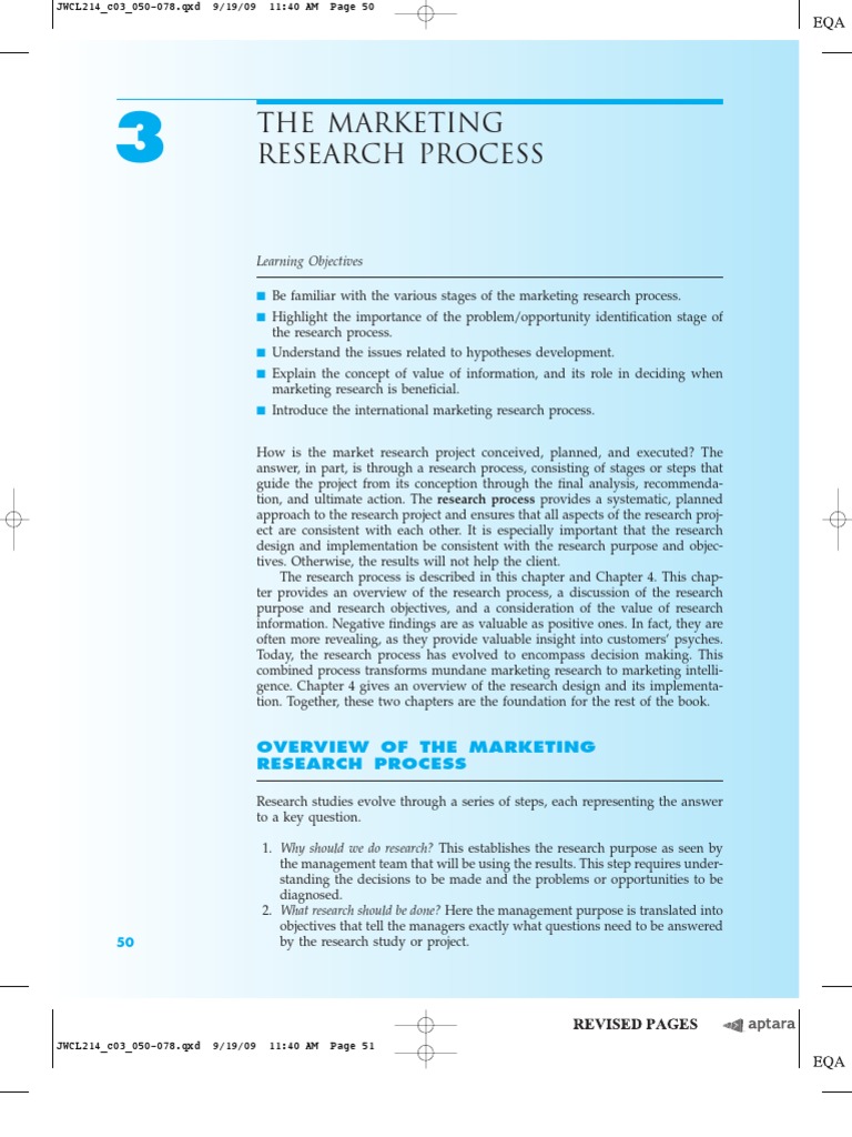 Marketing Research Process | PDF