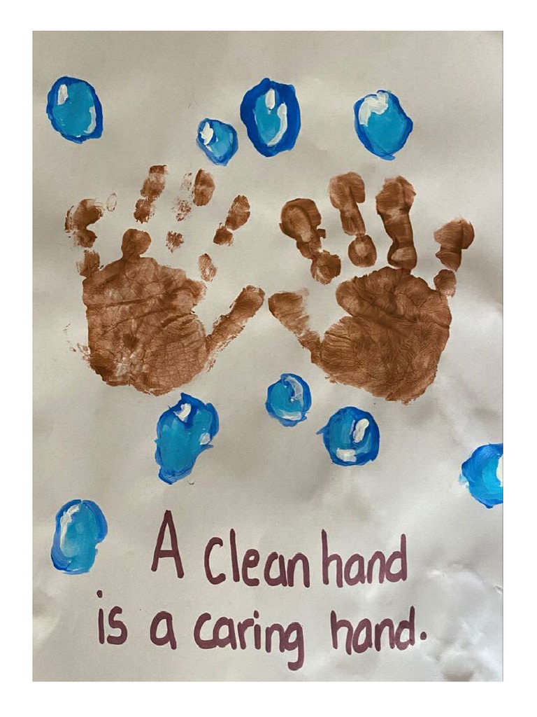 A Clean Hand Is A Caring Hand Sign | PDF