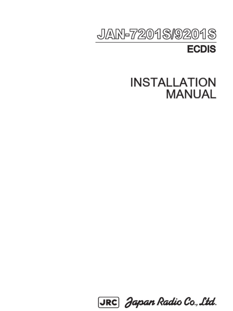 JAN 7201S+9201S (E) 7ZPNA4653A (Ed06) InstallationManual | PDF ...