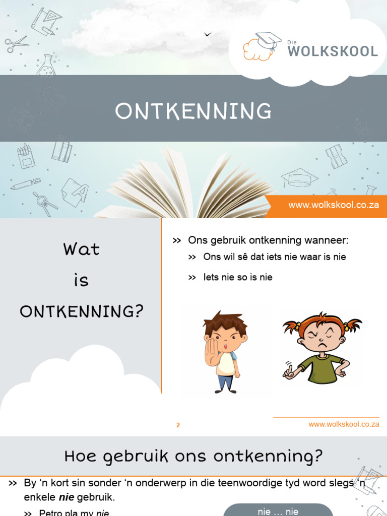Ontkenning Powerpoint (Les 2) | PDF