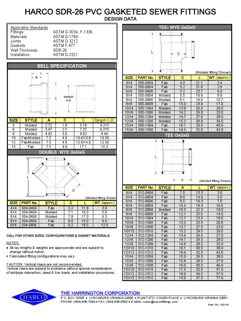 PVC Sewer Sdr26 | PDF | Pipe (Fluid Conveyance) | Building Materials