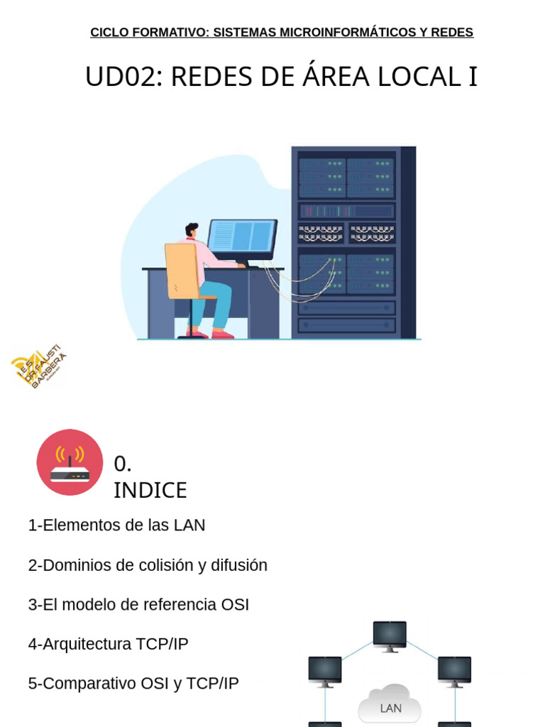 UD02_RLO_REDES_LOCALES I | PDF | Modelo osi | Red de computadoras