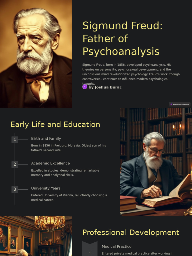Sigmund Freud Father of Psychoanalysis | PDF | Psychoanalysis | Sigmund ...