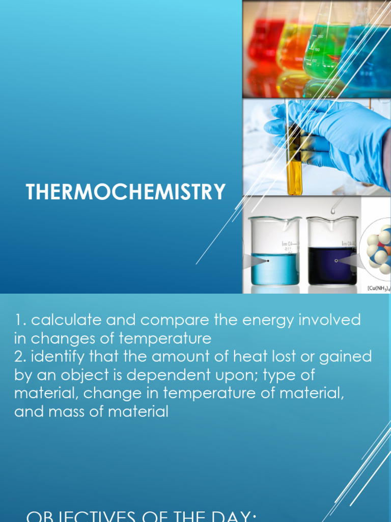 Thermochemistry Intro | PDF | Heat | Enthalpy